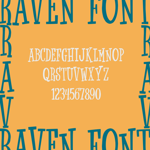 Raven Font – Bleed Kreative